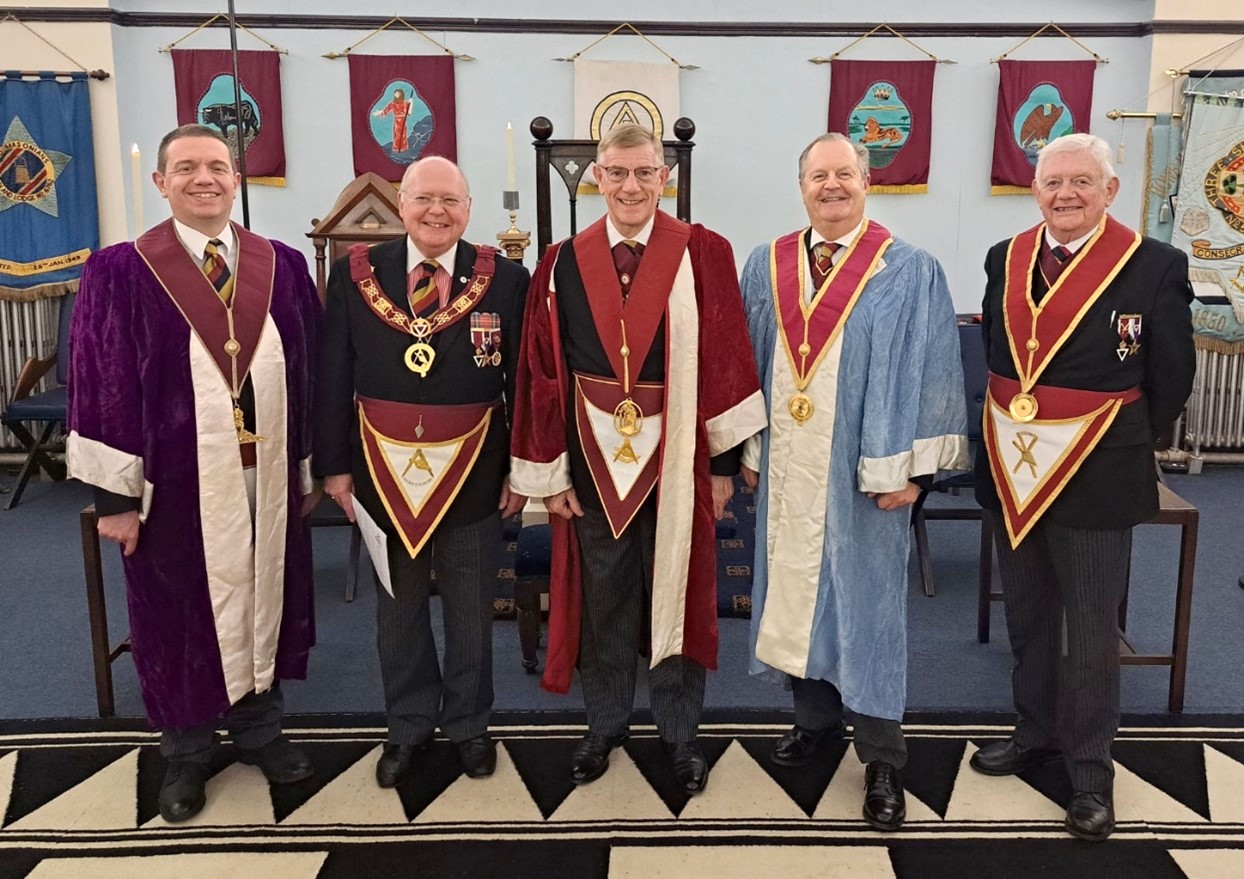 Wretham Grand Council Certificates, then a Burns Night Supper - Royal ...